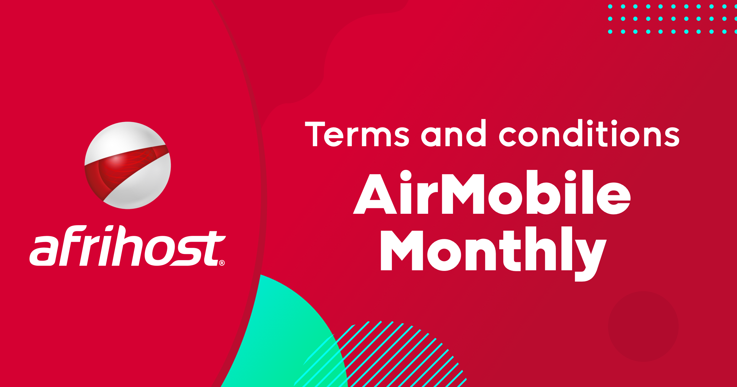 AirMobile Monthly | Terms | Afrihost