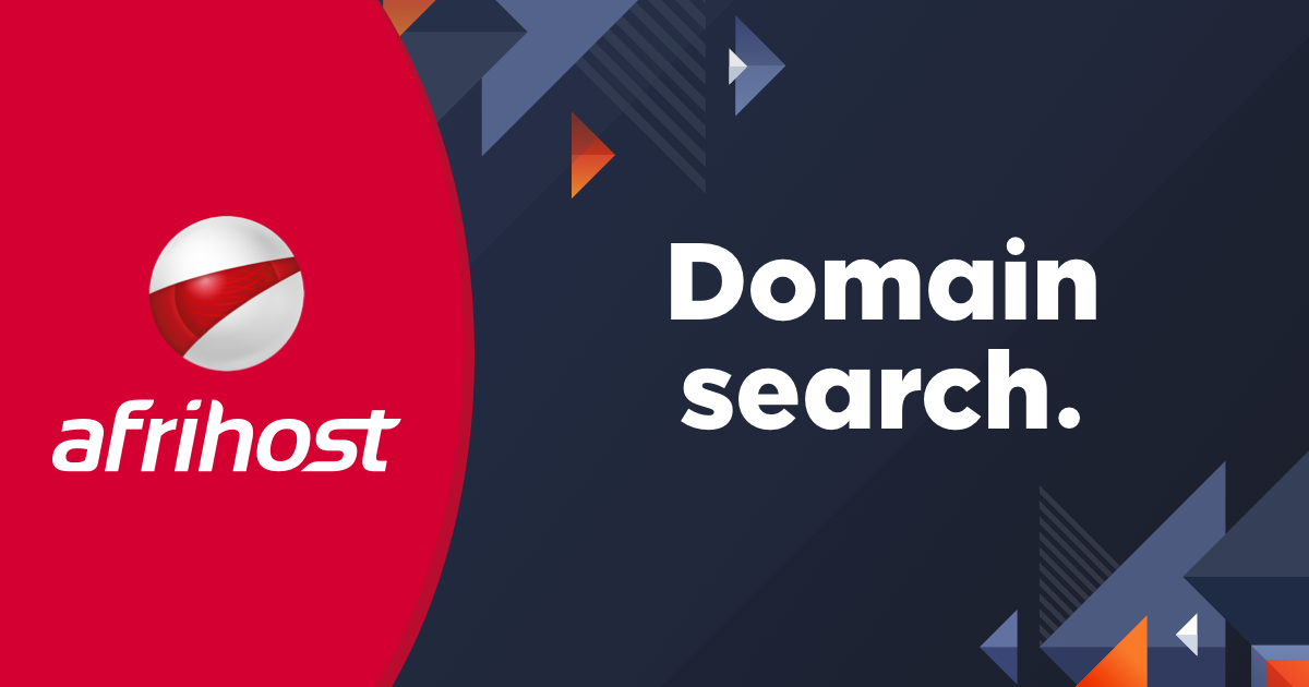 Domain search and registration | Afrihost