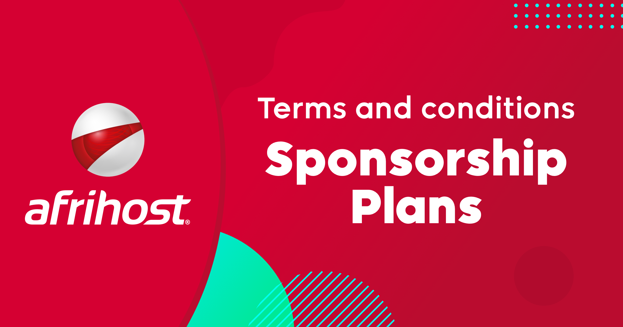 Sponsorship Plans | Terms | Afrihost